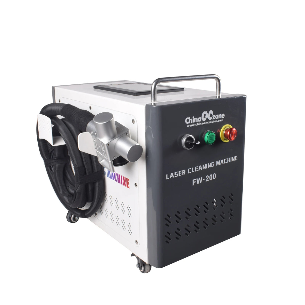 Metal parts surface cleaning machine 300W pulse laser metal cleaning m ...